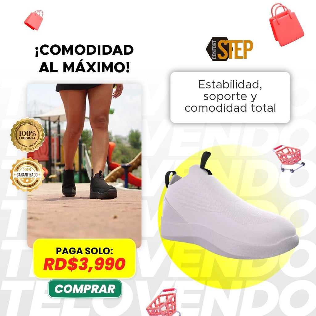 Zapatos ergonómicos - Confort Step – TELOVENDO REPUBLICA DOMINICANA