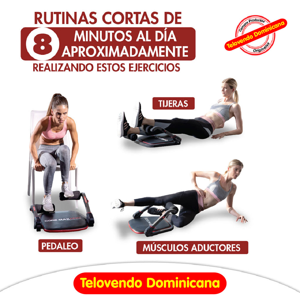 Máquina para abdominales Core Max Pro – DISTRIBUIDORA TV PROKOMPRA