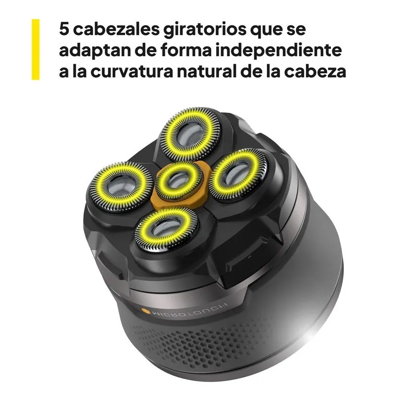 Afeitadora eléctrica inalámbrica para cabeza y cara - Microtouch Titan ...